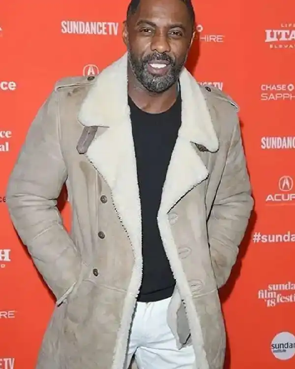 Idris Elba Yardie Event Suede Leather Coat - Jacket Craze