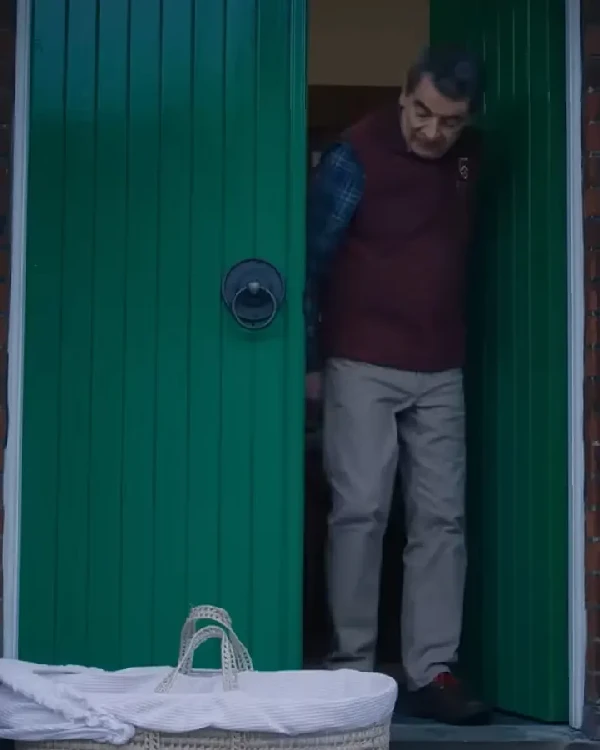 Man vs Baby 2025 Rowan Atkinson Vest - Jacket Craze