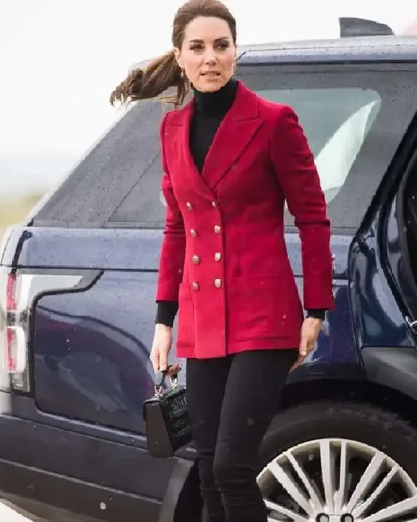 Kate Middleton Catherine Red Blazer - Jacket Craze