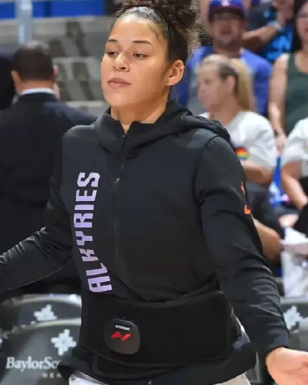 Veronica Burton Black Hooded Jacket - Jacket Craze