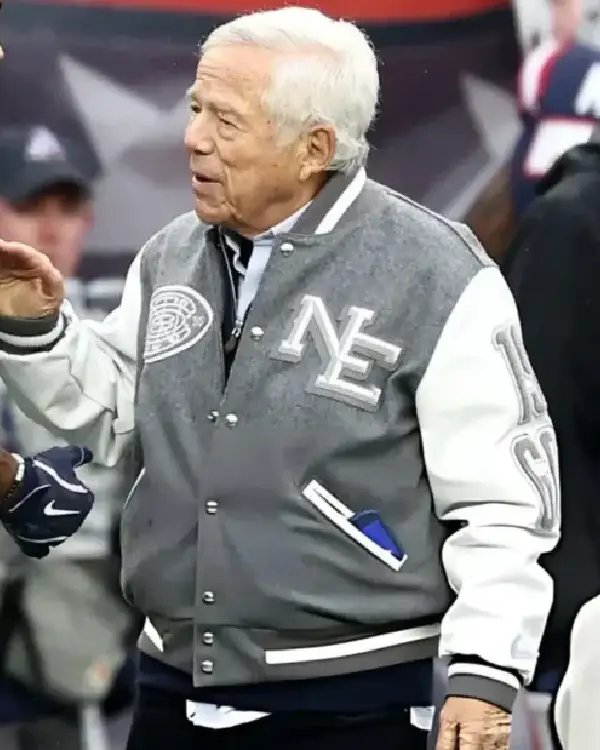 Patriots Robert Kraft Varsity Jacket - Jacket Craze
